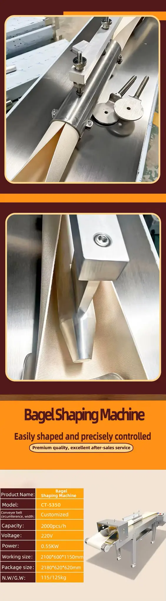 2000 Pcs/Hour Commercial Bagel Machine | Automatic Bagel Maker | Catertop